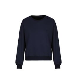 TRIGEMA Damen Sweatshirt &raquo;TRIGEMA D&uuml;nnes Sweatshirt&laquo; blau XL