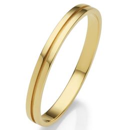 Firetti Unisex Trauring &raquo;Schmuck Geschenk Gold 375 Hochzeit Ehering "LIEBE"&laquo; Made in Germany, wahlweise mit oder ohne Brillanten gold