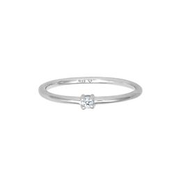 Elli DIAMONDS Damen Elli DIAMONDS Verlobungsring &raquo;Verlobung Solit&auml;r Diamant (0.03 ct.) 585 Wei&szlig;gold&laquo;