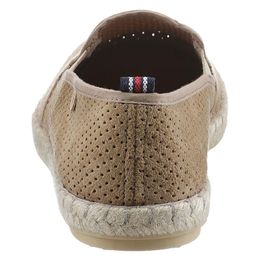 VERBENAS Herren VERBENAS Espadrille &raquo;Tom Pacific&laquo; Loafer, Slipper, Sommerschuh, Strandschuh mit Stretcheins&auml;tze braun 40
