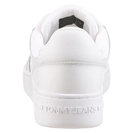 Tommy Jeans Herren Sneaker &raquo;TJM RETRO BASKET ESS&laquo; , Freizeitschuh, Halbschuh, Schn&uuml;rschuh mit Schaftrandpolsterung wei&szlig; 40