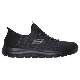 Skechers Herren Slip-On Sneaker &raquo;SUMMITS-KEY PACE&laquo; Slipper, Freizeitschuh, Halbschuh in veganer Verarbeitung schwarz 39