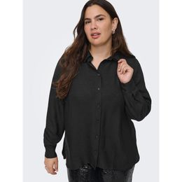 Only Carmakoma Damen Only CARMAKOMA Hemdbluse &raquo;CARBAY LS SHIRT WVN BF&laquo; schwarz 46