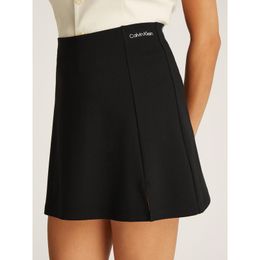Calvin Klein Jeans A-Linien-Rock »LOGO ELASTIC MILANO SKIRT« mit Logoschriftzug Black XS (34) XS (34) A-Linien-Rock von CALVIN KLEIN