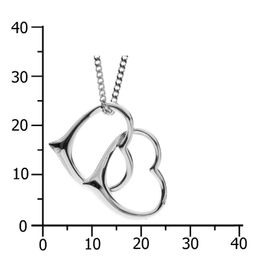 OSTSEE-SCHMUCK Damen OSTSEE-SCHMUCK Kette mit Anh&auml;nger &raquo; Kette mit Anh&auml;nger Herz Kette mit Anh&auml;nger Herz&laquo; silber
