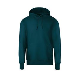 TRIGEMA Herren Kapuzensweatshirt &raquo;TRIGEMA Hoodie aus Sweatqualit&auml;t&laquo; blau L