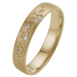 Firetti Kinder Trauring &raquo;Schmuck Geschenk Gold 375 Hochzeit Ehering "LIEBE" Sterne&laquo; Made in Germany, wahlweise mit oder ohne Brillanten gold