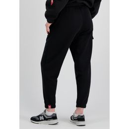 Alpha Industries Damen Jogginghose &raquo;EMB Jogger Women&laquo; schwarz S, Normalgr&ouml;&szlig;en