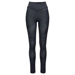 active by Lascana Lascana Active Damen LASCANA ACTIVE Leggings mit allover Druck bunt 32/34, N-Gr