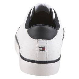 Tommy Hilfiger Herren Sneaker &raquo;TH HI VULC CORE LOW LEATHER&laquo; , Freizeitschuh, Halbschuh, Schn&uuml;rer mit gepolstertem Schaftrand wei&szlig; 47