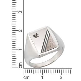 Firetti Herren Fingerring &raquo;Schmuck Geschenk Silber 925 Herrenring Silberring Siegelring&laquo; silber