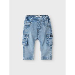 name it Jungen Loose-fit-Jeans &raquo;NBMBEN BAGGY CARGO JEANS 2727-YB NOOS&laquo; blau 80, N-Gr