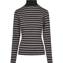 Urban Classics Shirt Damen Größe S grau / schwarz
