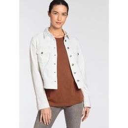 MAC Jeansjacke &raquo;RICH JACKET&laquo; aus leichter, sommerlicher Denim-Qualit&auml;t mit hohem Baumwoll-Anteil white denim M M Leichte Jeansjacke RICH JACKET von...