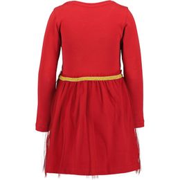 Blue Seven Kinder Jerseykleid mit Sternen-Motiv aus Wechselpailletten 128, N-Gr