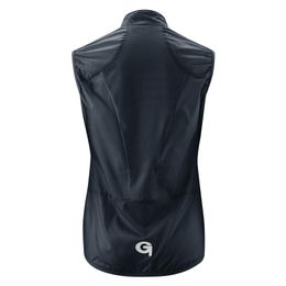 Gonso Damen &raquo;Road Vest Wind W&laquo; Damen Weste, atmungsaktive Radweste, leichte Windweste, Tight Fit blau 44