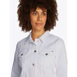 Tommy Hilfiger Damen Jeansjacke &raquo;DNM SLIM JACKET WHITE&laquo; mit vielseitigem Design wei&szlig; 44