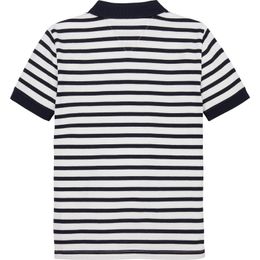Tommy Hilfiger M&auml;dchen Poloshirt &raquo;FLAG POLO S/S&laquo; mit Logostickerei blau 80