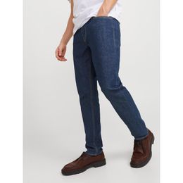Jack & Jones JACK & JONES Slim-fit-Jeans &raquo;JJIGLENN mit Used-Look und Stretchkomfort&laquo; Abriebeffekte, modisch, slim fit, Baumwollmischung Blue-Denim 30 - L&auml;nge 34...