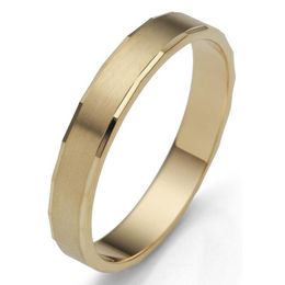 Firetti Unisex Trauring &raquo;Schmuck Geschenk Gold 375 Hochzeit Ehering "LIEBE"&laquo; Made in Germany, wahlweise mit oder ohne Brillant gold