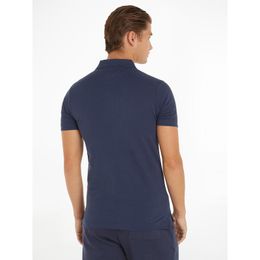 Tommy Jeans Herren Poloshirt &raquo;TJM SLIM PLACKET POLO&laquo; blau M