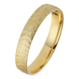 Firetti Unisex Trauring &raquo;Schmuck Geschenk Gold 750 Hochzeit Ehering "LIEBE"&laquo; Made in Germany, wahlweise mit oder ohne Brillant gold