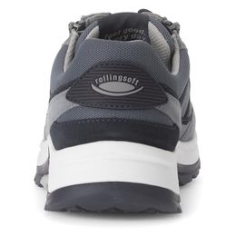 Gabor Rollingsoft Herren Keilsneaker , Schn&uuml;rschuh, Halbschuh, Freizeitschuh, Au&szlig;enrei&szlig;verschluss, G-Weite blau 7 (40,5)