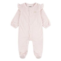 Huggies Babywear Jungen HUGGIES babywear Strampler &raquo;HUGG FOOTED COVERALL&laquo; Pflegeleichte Fleece- Qualit&auml;t rosa 3 (68), N-Gr