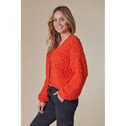 Zhrill Damen &raquo;ZHGLORIA&laquo; mit Boucl&eacute;-Struktur orange XL/XXL