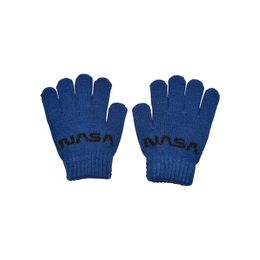 MisterTee Baumwollhandschuhe »Unisex NASA Knit Glove Kids« royal