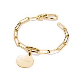 Thomas Sabo Damen Thomas Sabo Charm-Armband &raquo;Charm Club Connect: Paperclip mit einem Connect Link&laquo; gold