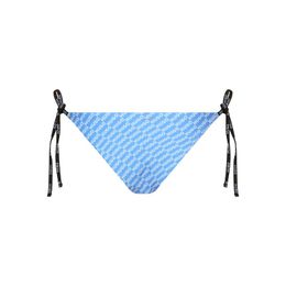 Hugo Underwear Damen HUGO Underwear Bikini-Hose &raquo;PURE SIDE TIE&laquo; Stretch-Gewebe, Allover Print blau XL, N-Gr