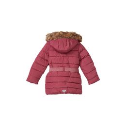 s.Oliver Junior M&auml;dchen s.Oliver Junior Steppjacke mit Kapuze mit Glitzerg&uuml;rtel und abnehmbarer Kapuze 98