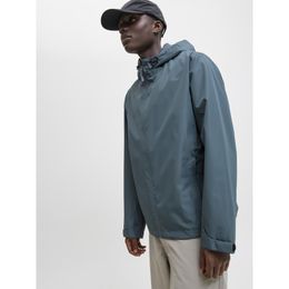 Jack & Jones Jack & Jones Herren Outdoorjacke &raquo;JJEFLYNN FUNCTIONAL JACKET NOOS&laquo; mit Kapuze mit Kordelzug grau XL