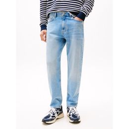Tommy Jeans &raquo;Isaac Relaxed Tapered&laquo; Relaxed‐Fit‐Jeans mit konisch zulaufendem Bein blau Denim/Jeans, Obermaterial: 81% Baumwolle, 18% Lyocell, 1% Elasthan
