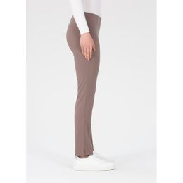 Stehmann Damen Stretch-Hose mit Schlitz braun 40, N-Gr