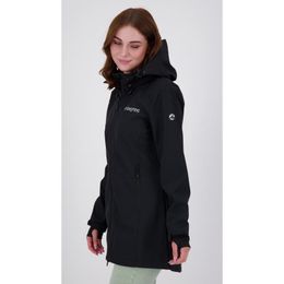 DEPROC Active Damen DEPROC Active Softshellmantel &raquo;CAVELL LONG WOMEN&laquo; auch in Gro&szlig;en Gr&ouml;&szlig;en erh&auml;ltlich schwarz 44L