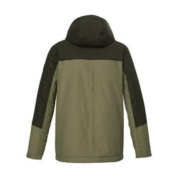 Killtec Jungen Outdoorjacke &raquo;KOW 133 BYS JCKT&laquo; Wasserdichte Kinderjacke mit verstellbarer Kapuze und Fleece-Futter gr&uuml;n 176