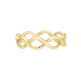 Elli Premium Damen Fingerring &raquo;Infinity 375 Gelbgold&laquo; gold
