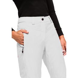 Maier Sports Damen Skihose &raquo;Ronka&laquo; Damen Schneehose, wind- und wasserdicht, 2 RV-Taschen, Regular Fit wei&szlig; 42, Normalgr&ouml;&szlig;en