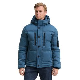 Tom Tailor Herren Tom Tailor Steppjacke mit Kapuze mit Kapuze L