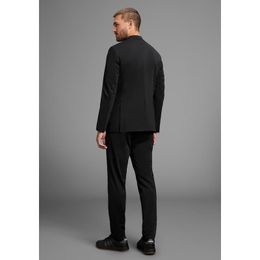 Bruno Banani Herren Anzug &raquo;Packable Suit, Anzug&laquo; Sakko & Hose, slim fit perfekt f&uuml;r Reisen! immer Top gestylt ohne Knitterfalten 56, U + N + S Gr