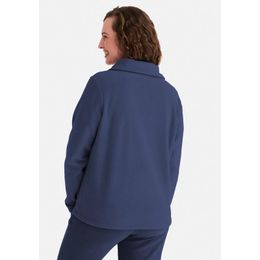 STOOKER WOMEN Damen STOOKER WOMEN Sweatjacke &raquo;JANE mit Stehkragen Sweatjacke&laquo; Sweatjacke Regular Fit Moderner Casual-Look f&uuml;r Damen blau 48/50