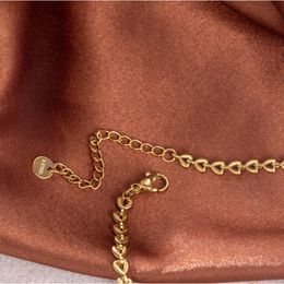 Firetti Herren Edelstahlkette &raquo;Schmuck Geschenk Armband Kette Fu&szlig;kette Bauchkette Herzen&laquo; in verschiedenen L&auml;ngen erh&auml;ltlich gold
