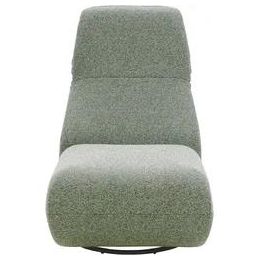 Sessel DOMO collection "Sonner, wahlweise mit Swivelfunktion", gr&uuml;n, B:68cm H:67cm T:88cm, 92% Olefin, 8% Polypropylene, Sessel, Sessel, Um 360 Grad drehbar, R&uuml;cken aufstellbar, Drehsessel