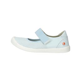 Softinos Damen Softinos Riemchenballerina &raquo;Softinos Ballerinas Leder&laquo; blau 37