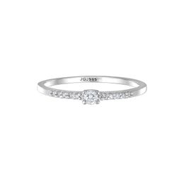 Elli DIAMONDS Damen Elli DIAMONDS Verlobungsring &raquo;Diamant Verlobung Hochzeit (0.11 ct) 585 Wei&szlig;gold&laquo; wei&szlig;