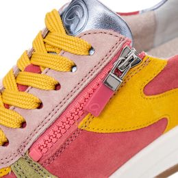 Ara Damen Keilsneaker &raquo;NEW YORK&laquo; , Pride Sneaker, Schn&uuml;rschuh in Komfortweite H (= sehr weit) rosa 8,5 (42,5)