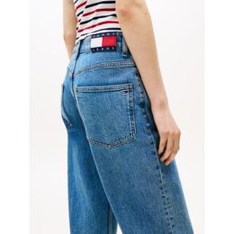 Tommy Jeans Damen Relax-fit-Jeans &raquo;MIA MR RLXD STR&laquo; in blauer Waschung, mit Hammerschlaufe blau 31, L&auml;nge 32