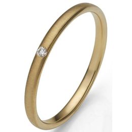 Firetti Kinder Trauring &raquo;Schmuck Geschenk Gold 375 Hochzeit Ehering "LIEBE"&laquo; Made in Germany, wahlweise mit oder ohne Brillant gold